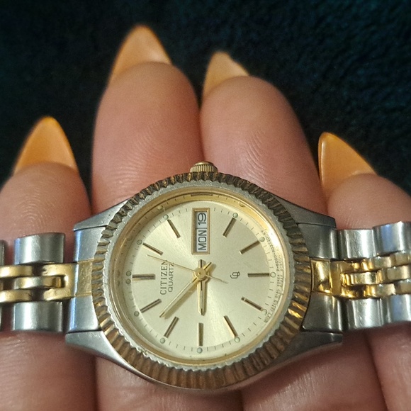 Citizen | Accessories | Citizens Women Gold And Silver Two Tone Day ...